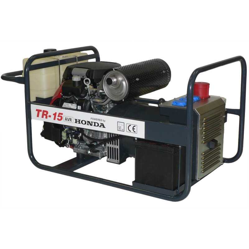 TRESZ TR-15 AVR áramfejlesztő | HONDA GX-690 motoros 3 fázisú AVR-es ...